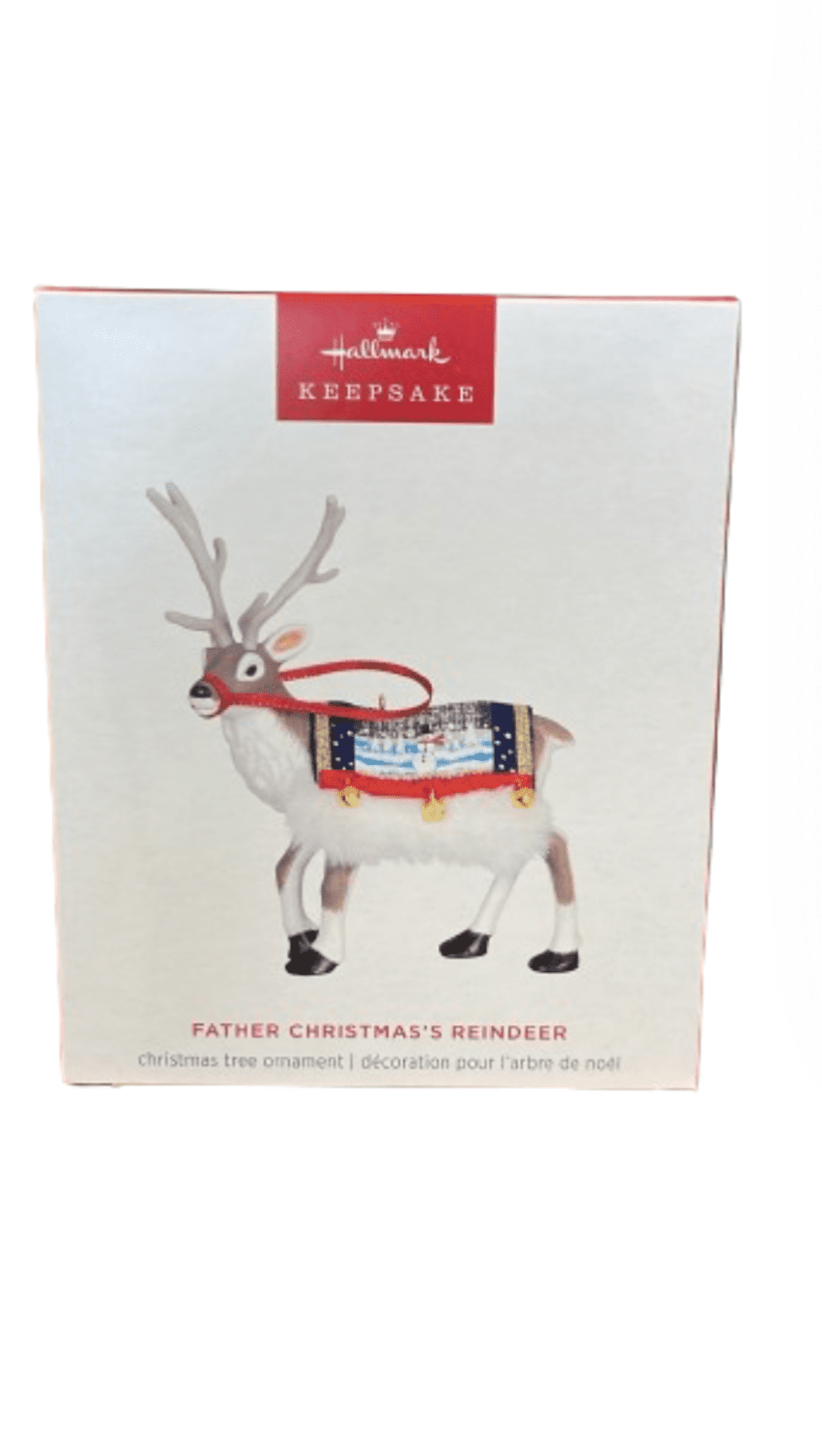 Hallmark 2024 Keepsake Father Christmas's Reindeer Limited Ornament Ne ...