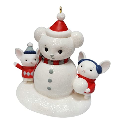 Hallmark 2022 Merry Mice Building a Snowman Special Edition Ornament ...